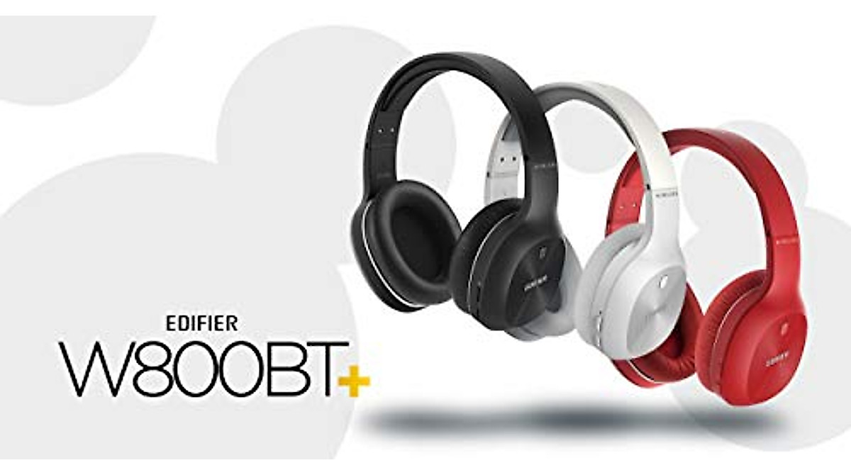 Edifier W800BT Plus Wireless Headphones - 55H Battery & Noise Cancelling