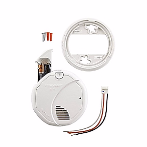 FIRST ALERT BRK 3120B-3 Hardwired Smoke Detector with Photoelectric and Ionization with Battery Backup, 3-Pack