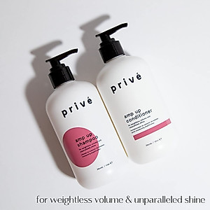 Prive Amp Up Shampoo Volumizing Fine And Thin Hair 12oz