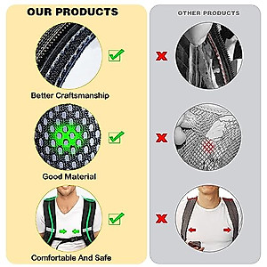 GEAMSAM Clear Backpack, Heavy Duty Transparent Backpack with Reinforced Bottom See Through Backpack for College, Travel, Workplace Security - Black