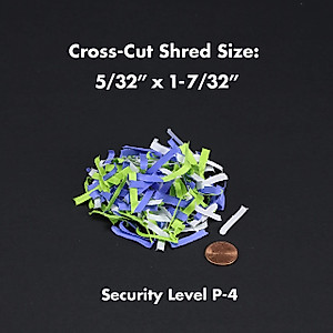 Aurora Heavy Duty Anti-Jam 15-Sheet Crosscut Shredder/60 Min Run Time/ 6-Gallon Pullout Basket, White