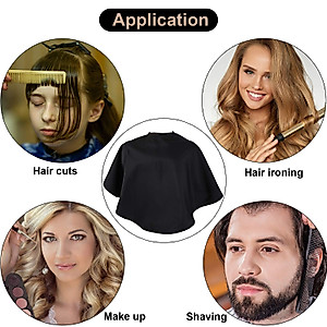 2 Pcs Makeup Cape Makeup Bib Smock Waterproof Beauty Salon Barber Bib Dye Cape Styling Shampoo for Hairdresser Artist Clients