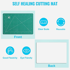 DIYSELF Exacto Knife Set, 2 Pcs Craft Knife with 40 Pcs Hobby Knife Replacement Blades, Hobby Knife Kit for Scrapbooking, Stencil, Fondant, Paper, Sharp Precision Knife for Art Carving