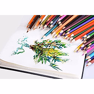 Art Magic Watercolor Pencils, Set of 48 Professional Colored Pencils for Adult and Teens, Premium Art Supplies for Coloring, Blending and Layering