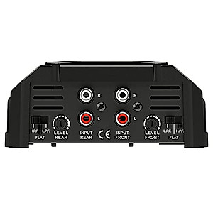 Stetsom IR 400.4 2 Ohms Compact Digital 4 Channels Amplifier, IRON LINE, 400 Watts RMS 400x4, 2Ω Stable, Multichannel Digital Car Audio Amp TS, Full-Range Sound Quality, Crossover