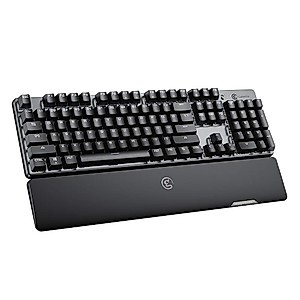 GameSir GK300 Wireless Mechanical Gaming Keyboard 2.4 GHz + Blutooth Connectivity, 1ms Low Latency, Aluminium Alloy Top Plate, Anti-ghosting for PC/iOS/iPad/Android Smartphone/Laptop and Mac (Renewed)
