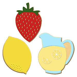 Foose Strawberry Lemon Pitcher Cookie Cutter 3 Pc Set HS0467 - USA