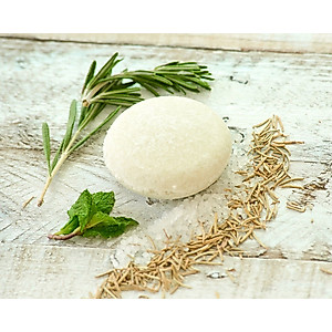 Natural Rosemary Mint Zero Waste Shampoo Bar by Tangie
