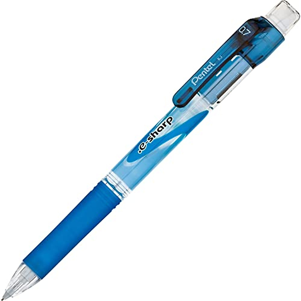 Pentel® e-Sharp™ Mechanical Pencil, 0.7 mm, 72% Recycled, Blue, Pack Of 12