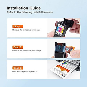 E-Z Ink (TM Ink Cartridge Replacement for Canon PG-245XL CL-246XL PG-243 CL-244 Compatible with Pixma TS3120 MG2520 MX492 TR4520 TS202 MG2525 MG3022 MG2522 MG2922 (1 Black, 1 Tri-Color)