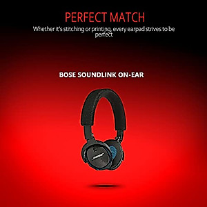 Professional Bose On Ear Replacement Ear Pads, Bose OE2 Replacement Ear Pads, Fits Bose Over-Ear 2(OE2, OE2i) ONLY, Soft Leather & Memory Foam, by Krone Kalpasmos – Blue Scrim, Black