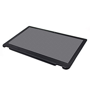 LCDOLED Replacement 15.6 inches FullHD 1080P IPS LED LCD Display Touch Screen Digitizer Assembly with Bezel for Toshiba Satellite Radius P55W-B Series P55W-B5220 P55W-B5112 P55W-B5224 P55W-B5318