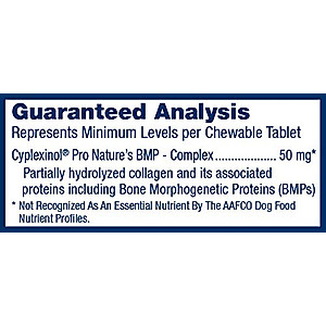 Ostinol Advanced K-9. Dogs Bone & Joint Supplement. Stem Cell Activation Certified. Bio Active Protein Complex for Maintaining Mobility and Joint Function. 90 Chewable Bone-Shaped Tablets