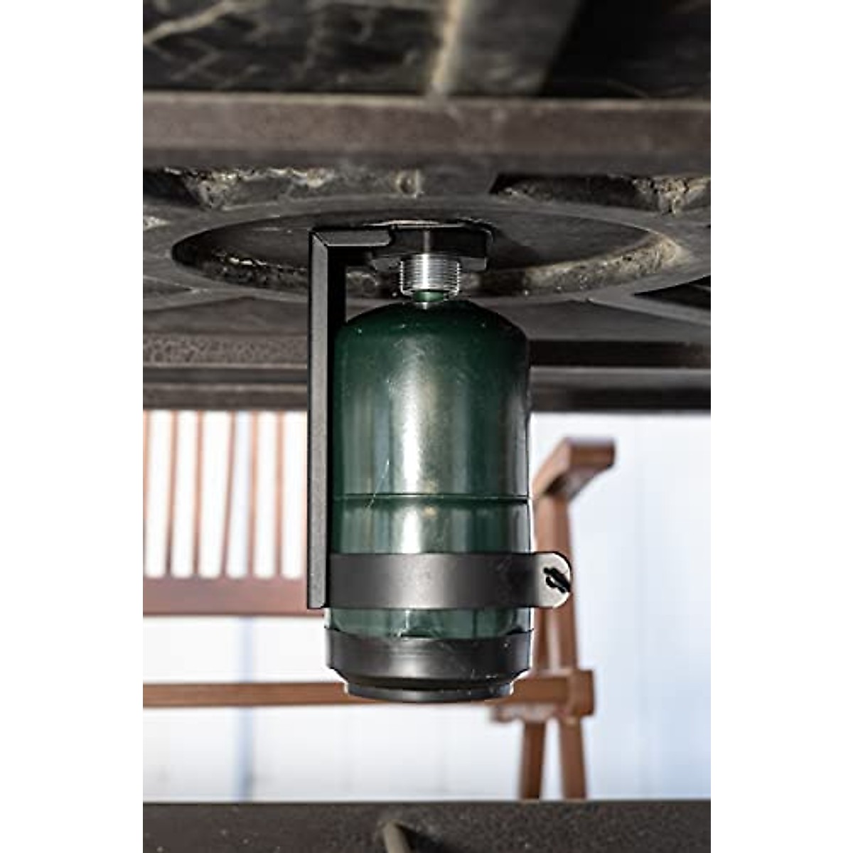 Bond Manufacturing 52148 Sara 15,000 BTU 14" Umbrella Hole Tabletop Firebowl, Black