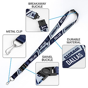Rico Industries NHL Buffalo Sabres Safety Breakaway Lanyard Large