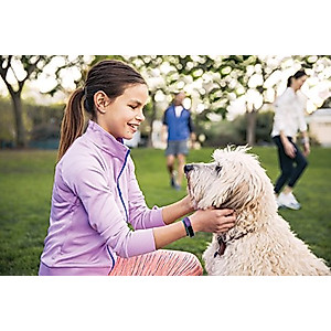 Fitbit Ace, Activity Tracker for Kids 8+, Power Purple / Stainless Steel, 1 Count