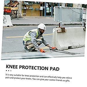 Vaguelly 2 Pairs Knee Pads Gel Knee Pads for Men Lightweight Work Pants Mens Lightweight Cargo Pants Work Supply Household Work Kneepads Thick Straps Household Garden Kneepad Man Adjustable