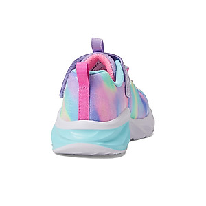 Skechers Unisex-Child Coastline Sneaker, Lavender/Multi, 2 Little Kid