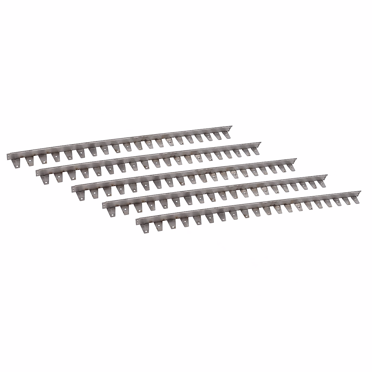Garden Edging Border, Exquisite Workmanship 10Pcs Beautiful Appearance Stainless Steel Landscape Edging Border for Villa for Flower (50mm*50mm*1.0mm)