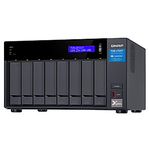 QNAP TVS-872XT-i7-16G-US Ultra-High Speed 8 Bay Thunderbolt™ 3 NAS. Intel® Core™ i7 6-Core Procssor, 16GB RAM