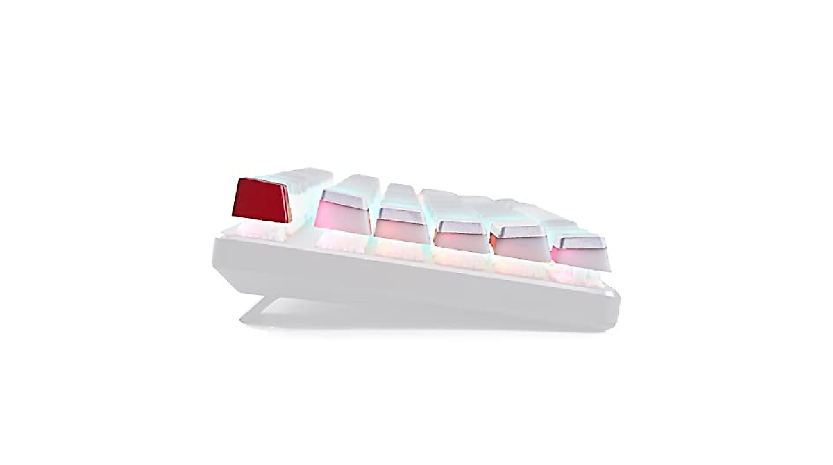 Glorious Aura V1 White Pudding Keycaps for Gaming
