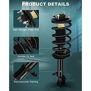 AUTOMUTO 2x Front Strut Spring Assembly Shock Absorber FWD for 2001-2012 for Ford Escape,2001-2006 for Mazda Tribute,2008-2011 for Mazda Tribute,2005-2011 for Mercury Mariner