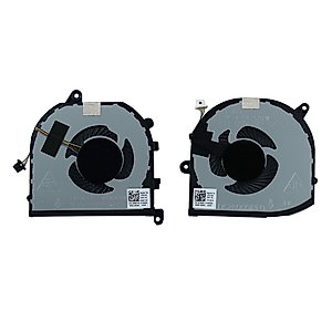 Rangale Replacement CPU and GPU Cooling Fan for Dell XPS 15 9570 XPS 15 7590 XPS 15-9570 Precision 5530 5540 Series Laptop DFS501105PR0T FKCH 008YY9 0TK9J1
