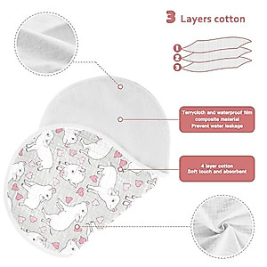 vvfelixl Baby Burp Cloths Mini Pigs Baby Newborn Cotton Burping Cloths Set Baby Washcloths 4 Pack Grey