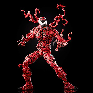Marvel Hasbro Legends Series Venom 6-inch Collectible Action Figure Toy Carnage, Premium Design and 1 Accessory