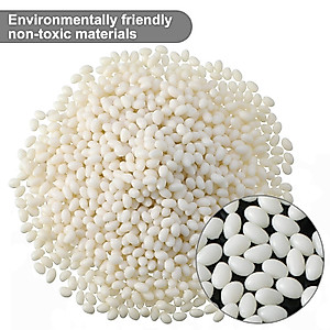 100g Tooth Solid Gel Temporary Repair Kit Moldable Thermal Fitting Bead Teeth Pellet Adhesive Fake Teeth for Halloween Scary Themed Party Makeup Filling Fix the Missing Broken Tooth