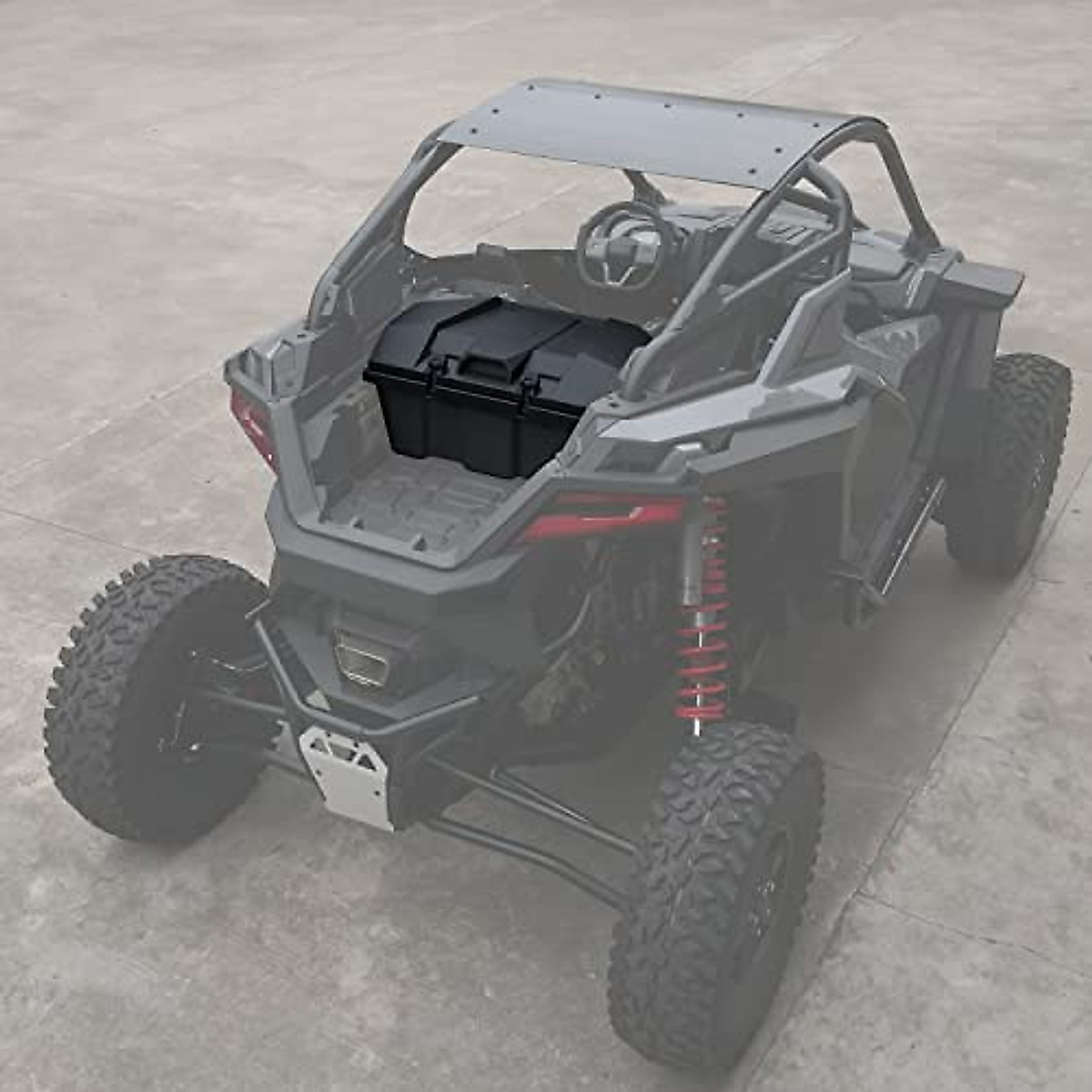 SAUTVS UTV Cargo Box for RZR Pro R, Forward Poly Water Resistant 60 QT Forward Cargo Storage Box for Polaris RZR Pro R 2022 2023 Accessories, Replacement OEM #2884235