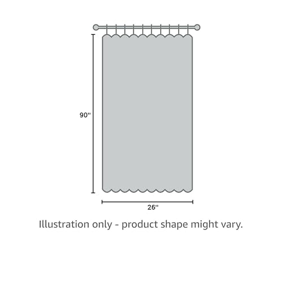 TWOPAGES Double Layer Lined Pinch Pleated Curtain Sand Beige Linen Blend Light Filtering Room Darkening Curtain for Kitchen, Window Treatment Curtain Panel (1 Panel, W26 x L90)