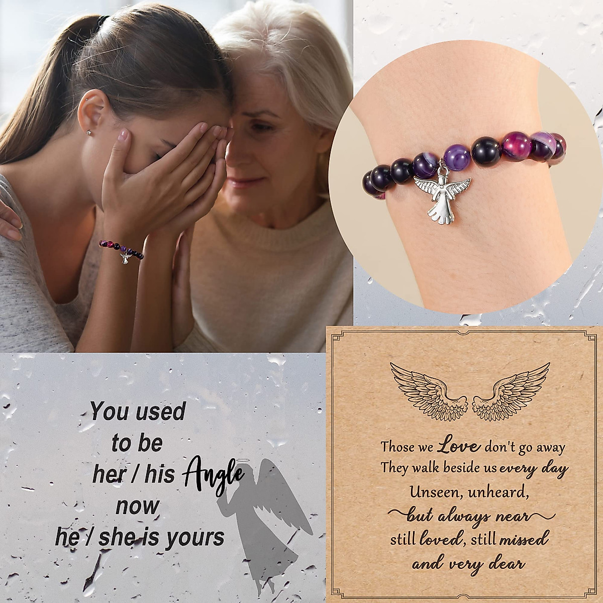 Dabem Memorial Gifts, Sympathy Gift, Memorial Grief Bereavement Gifts for Loss of Mother Mom Father Son Husband