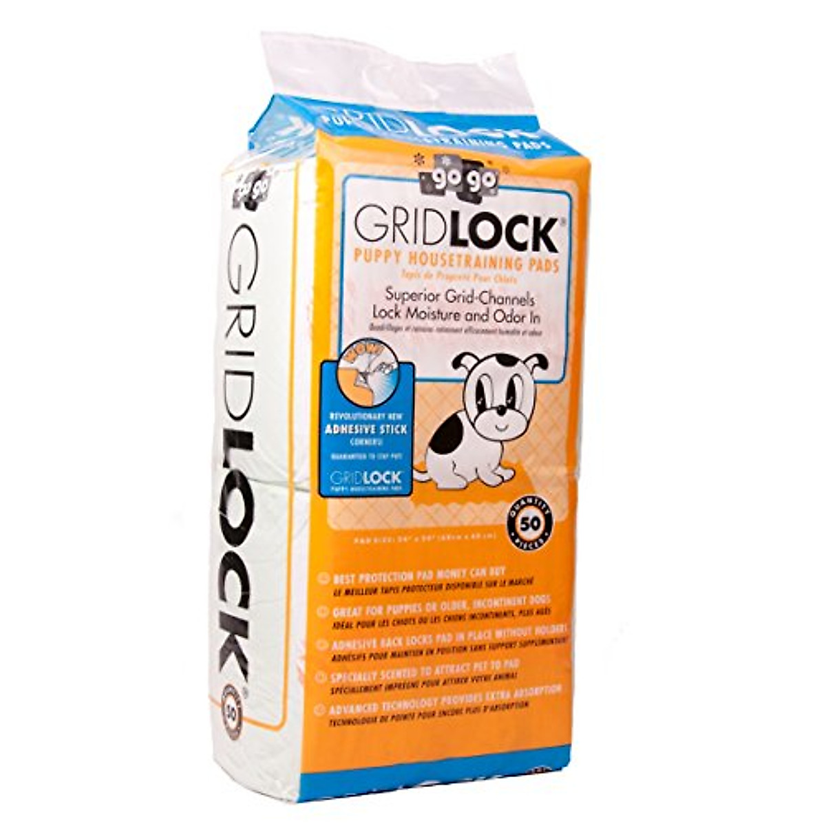 GoGo Pet Products Sticky Back Gridlock Training Pads
