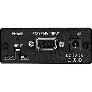 StarTech.com Component (YPbPr) / VGA to HDMI Converter with Audio - PC to HDMI - Resolutions up to 1080p (HDTV) and 1920 x 1200 (PC) (VGA2HD2) Black