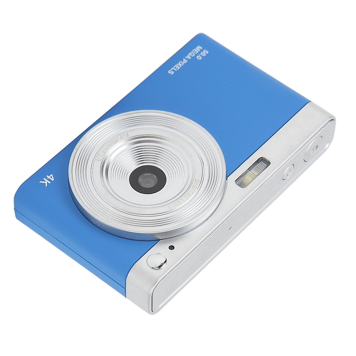 Digital Camera, 4K 50MP Vlogging Camera with 2.88inch IPS Screen, 16X Digital Zoom, Anti Shaking, Built in Fill Light, Compact Point and Shoot Camera for Students Teens Adults