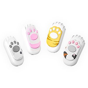 USB Flash Drive 128GB Cat Paw Pink Flash Drives Cute Mini Thumb Drive USB 2.0 Memory Stick Pendrive USB Storage Zip Drive 360°Rotation Spin Jump Drive