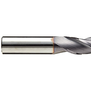 Niagara Cutter - C330-0.188-D3-S.0-Z3 N86006 Carbide Square Nose End Mill, Inch, TiAlN Finish, Roughing and Finishing Cut, 30 Degree Helix, 3 Flutes, 2" Overall Length, 0.188" Cutting Diameter, 0.188" Shank Diameter