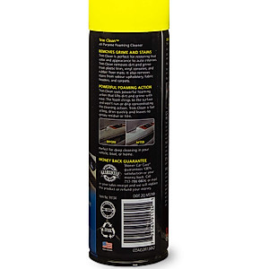 Stoner Car Care 91134 18-Ounce Trim Cleaner Fast Acting Foaming Cleaner Quickly Removes Grime and Stains To Restore Automotive Interiors, Pack of 1