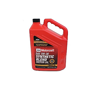Ford Genuine XO-5W30-5QSP SAE 5W-30 Premium Synthetic Blend Motor Oil - 5 Quart Jug