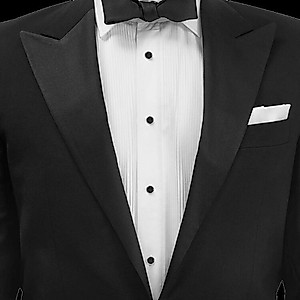 MERIT OCEAN Mens Onyx Cufflinks and Studs Set Silver Black Cufflinks for Men Tuxedo Shirts Business Wedding Gift