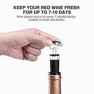 mafiti Wine Bottle Opener Stopper Electric Automatic Wine Corkscrew Christmas Gifts Set
