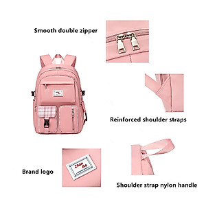 School Backpack for Girls Large Capacity Daypacks Water Resistant Breathability Bookbag Travel Backpacks Bookbag for Girls