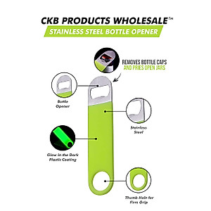 Personalized Custom Glow in the Dark Heavy Duty Bottle Opener, You Design.