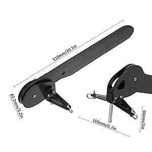 VGEBY Kayak Rudder, Fishing Canoe Boat Rudder Tail Vane Rudder Set for Sea Kayaks Fishing Boat Ship Boating Supplies Rudder Bracket Kayak Rudder Kit