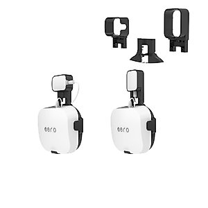 Simple and Sturdy Wall Mount for The Eero Pro 6 tri-Band mesh Wi-Fi 6 System, a Space-Saving Solution That ensures Clean Cable Management and Keeps Everything Neat and Tidy (Black)