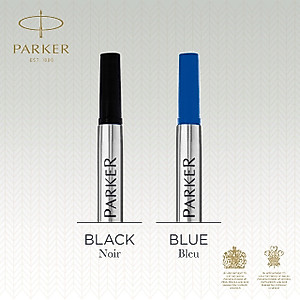 Parker Rollerball Pen Refill Fine Point Blue QUINK Ink 1 Count