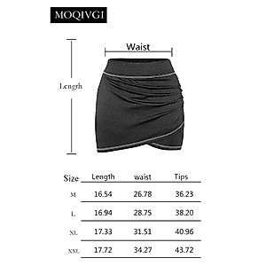 MOQIVGI Womens Golf Skirt High Waist Knee Length Casual Summer Dressy Trendy Cute Athletic Skorts Skirts with Pockets Shorts Sports Clothing Purple Medium
