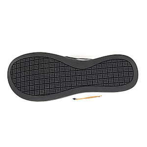 Propét Men's Easton Nubuck Thong Sandals, Black, 13 X-Wide US