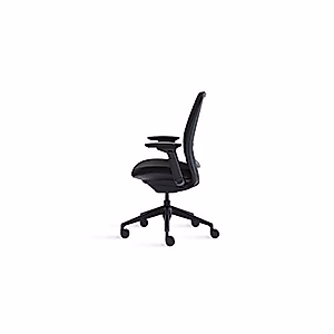 Steelcase Series 2 Office Chair, Graphite Frame, Cogent Connect Licorice